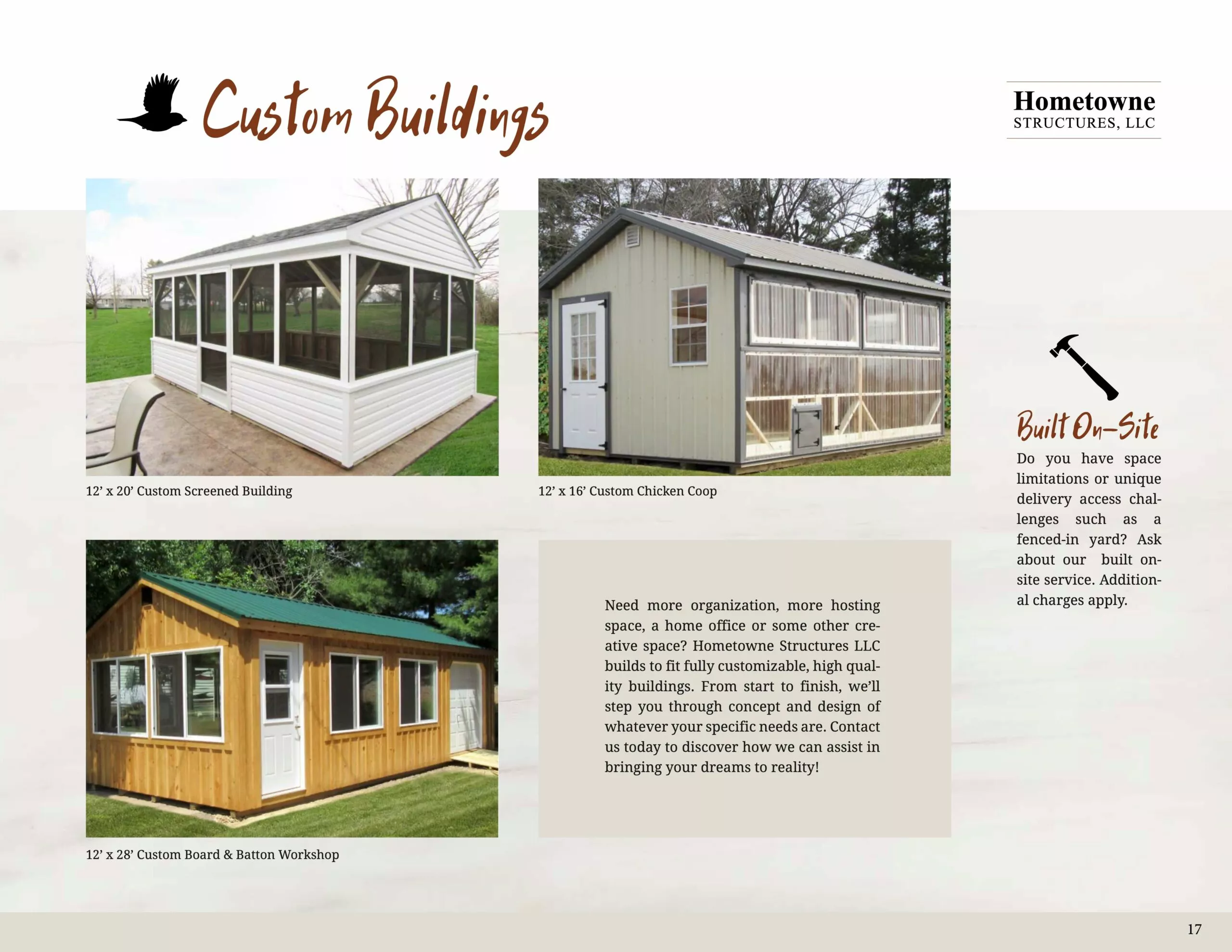Hometowne Structures LLC - Just Plain Business