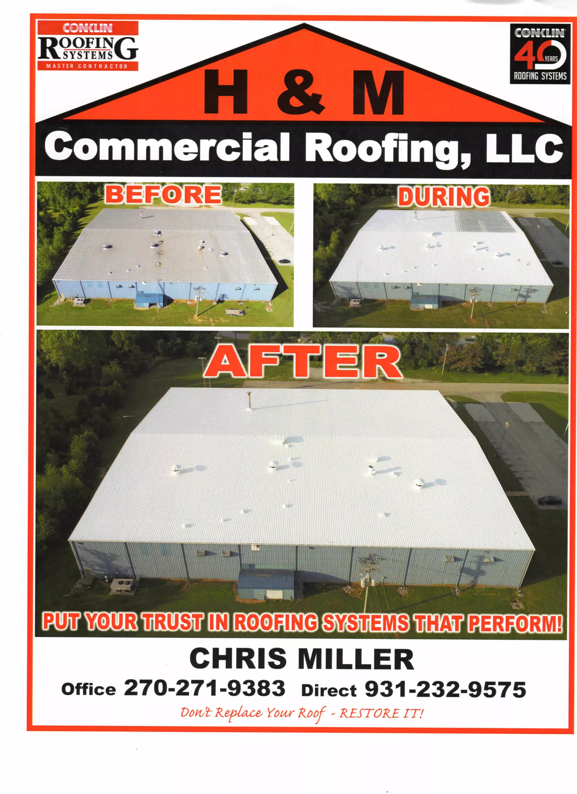 H & M Commercial Roofing - Just Plain Business