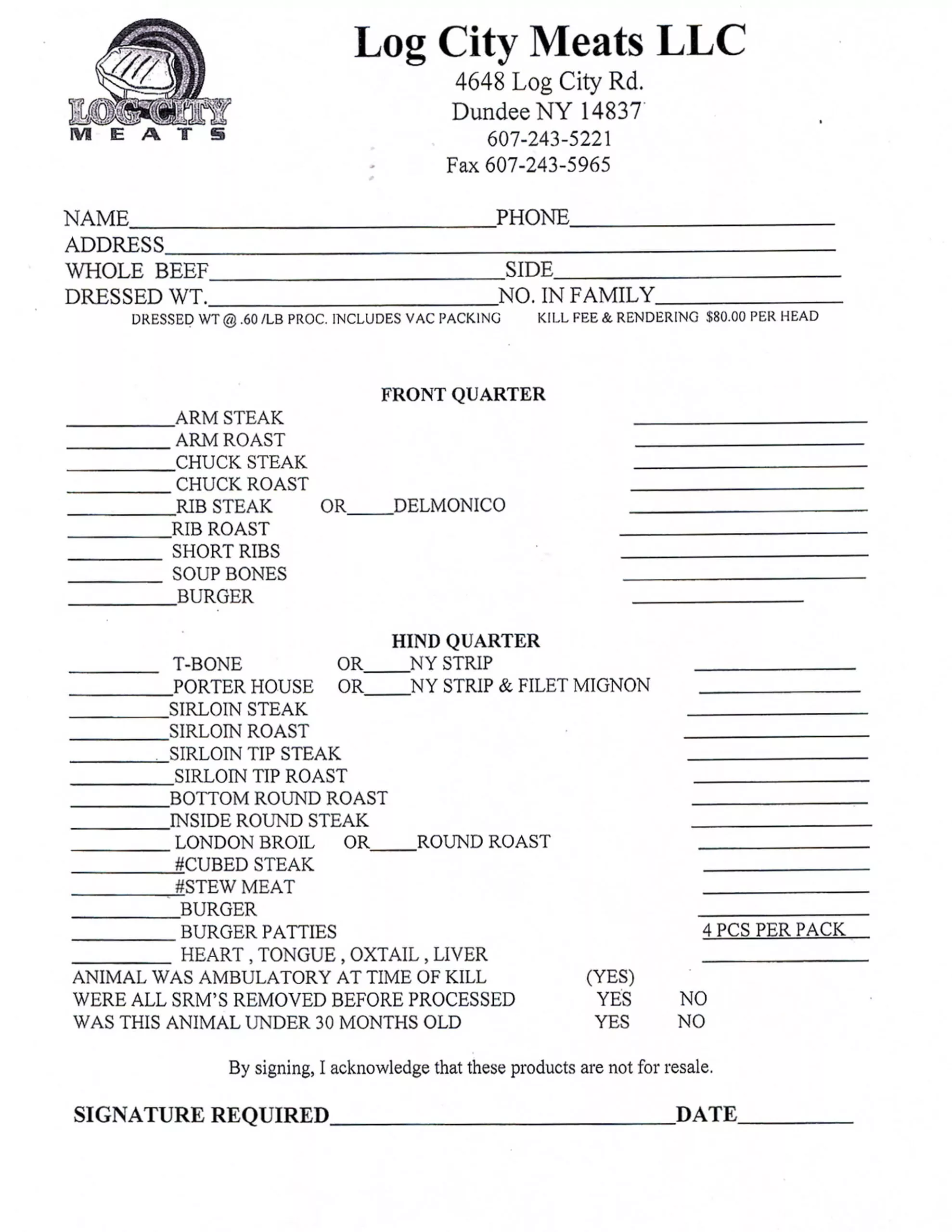 Log City Meats | Just Plain Business