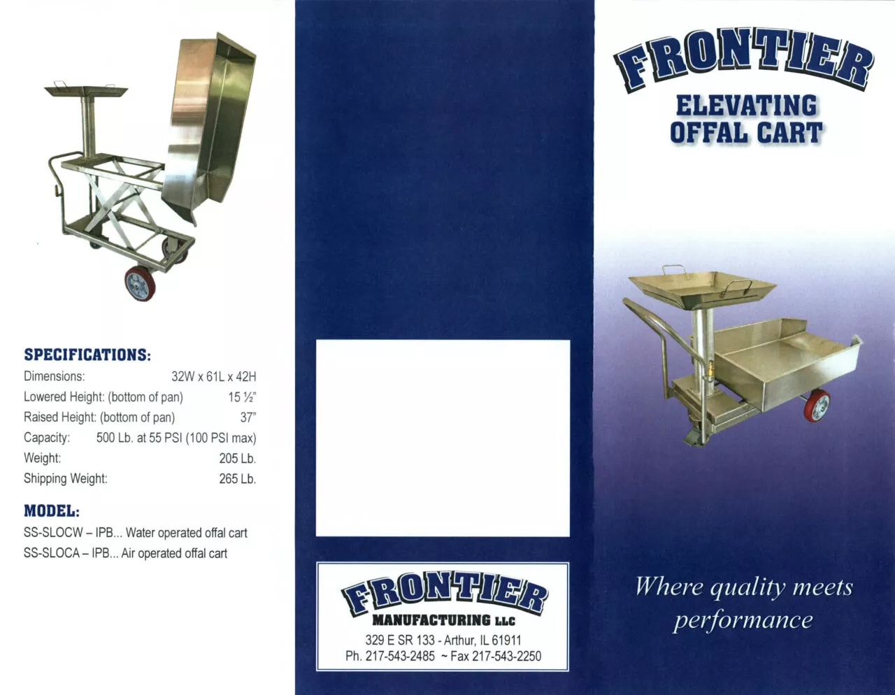 Frontier Manufacturing - Just Plain Business