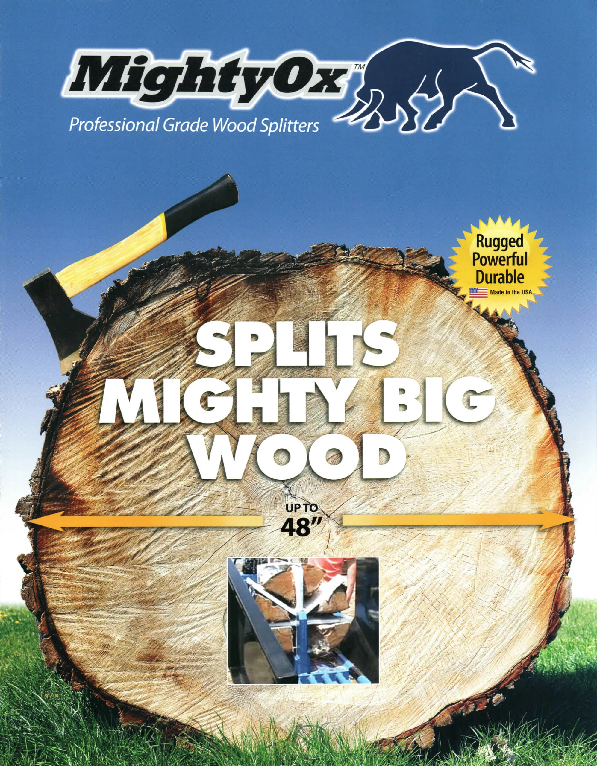 Mighty Ox Log & Wood Splitters - Just Plain Business