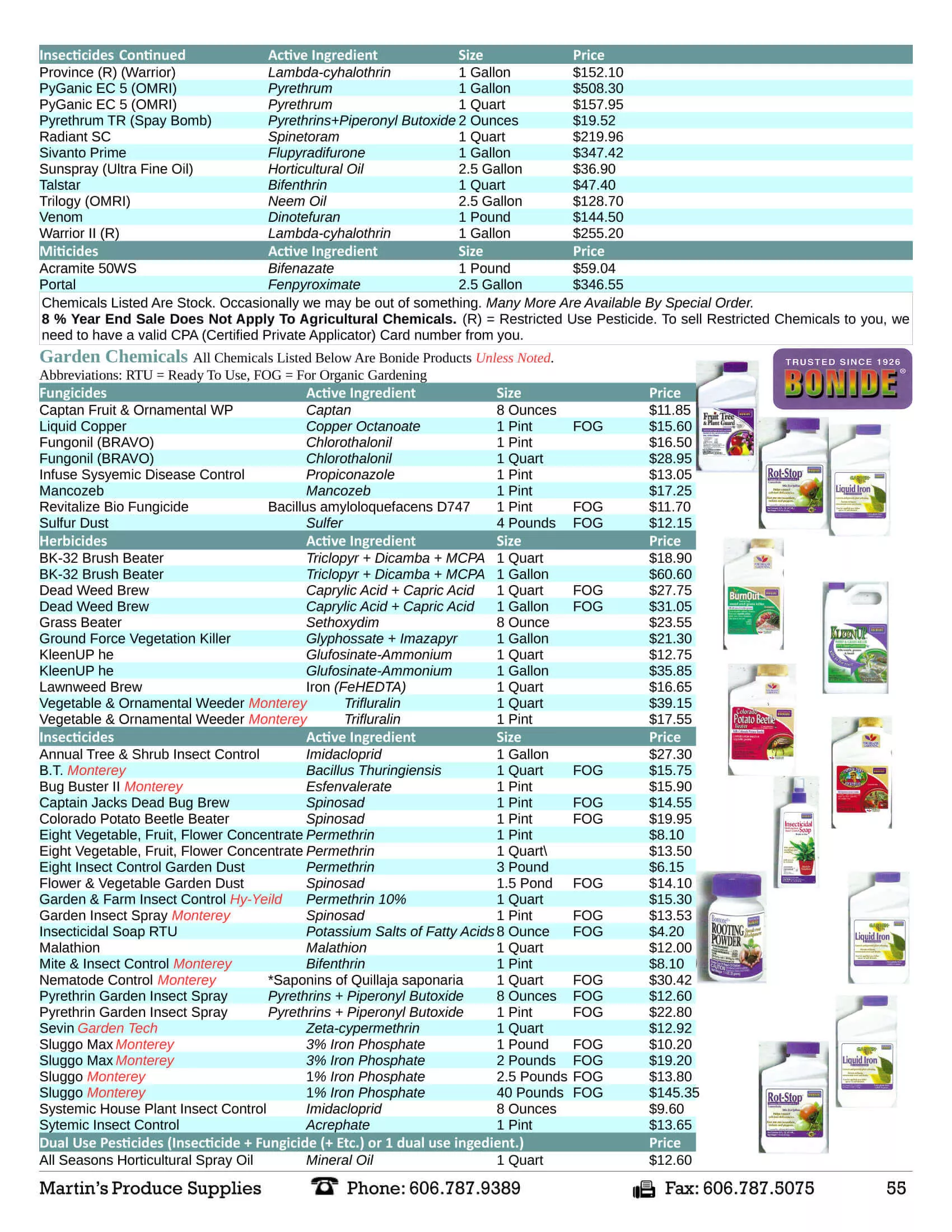 Martin's Produce Supplies - Just Plain Business