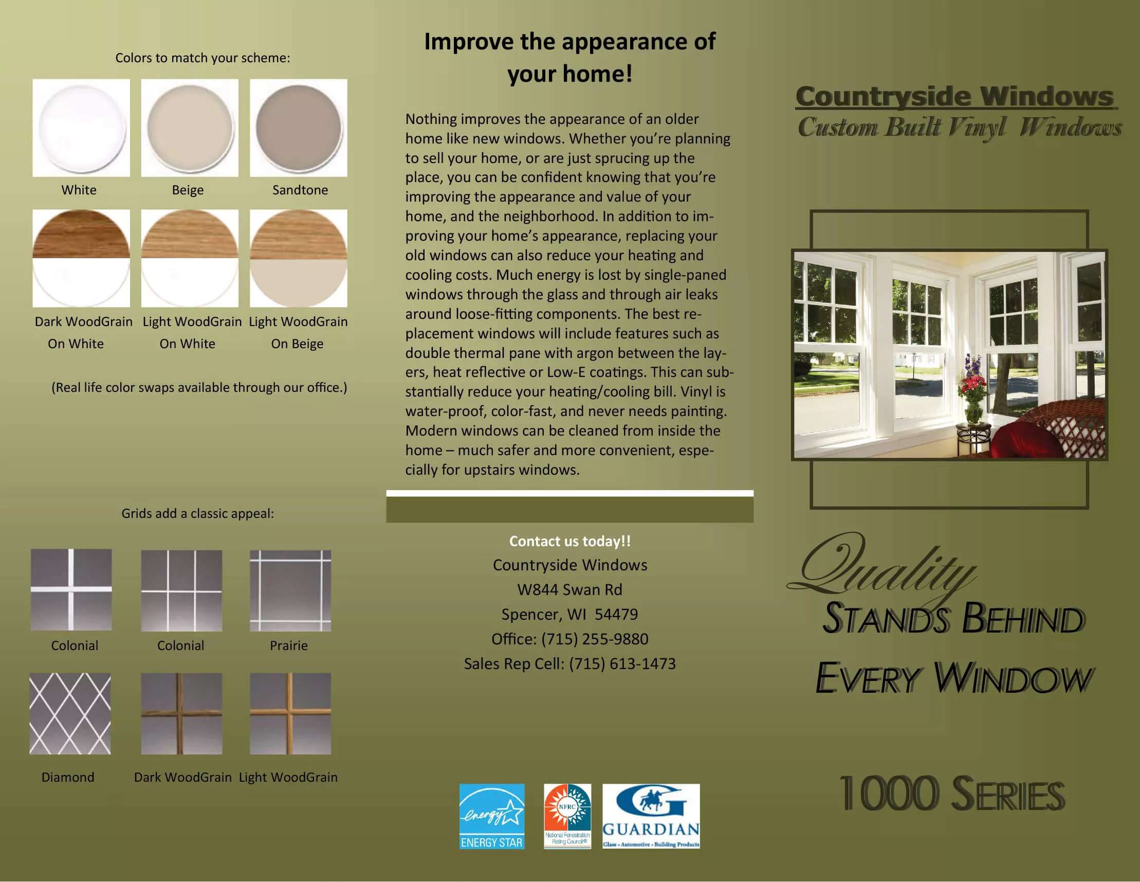 Countryside Windows - Just Plain Business