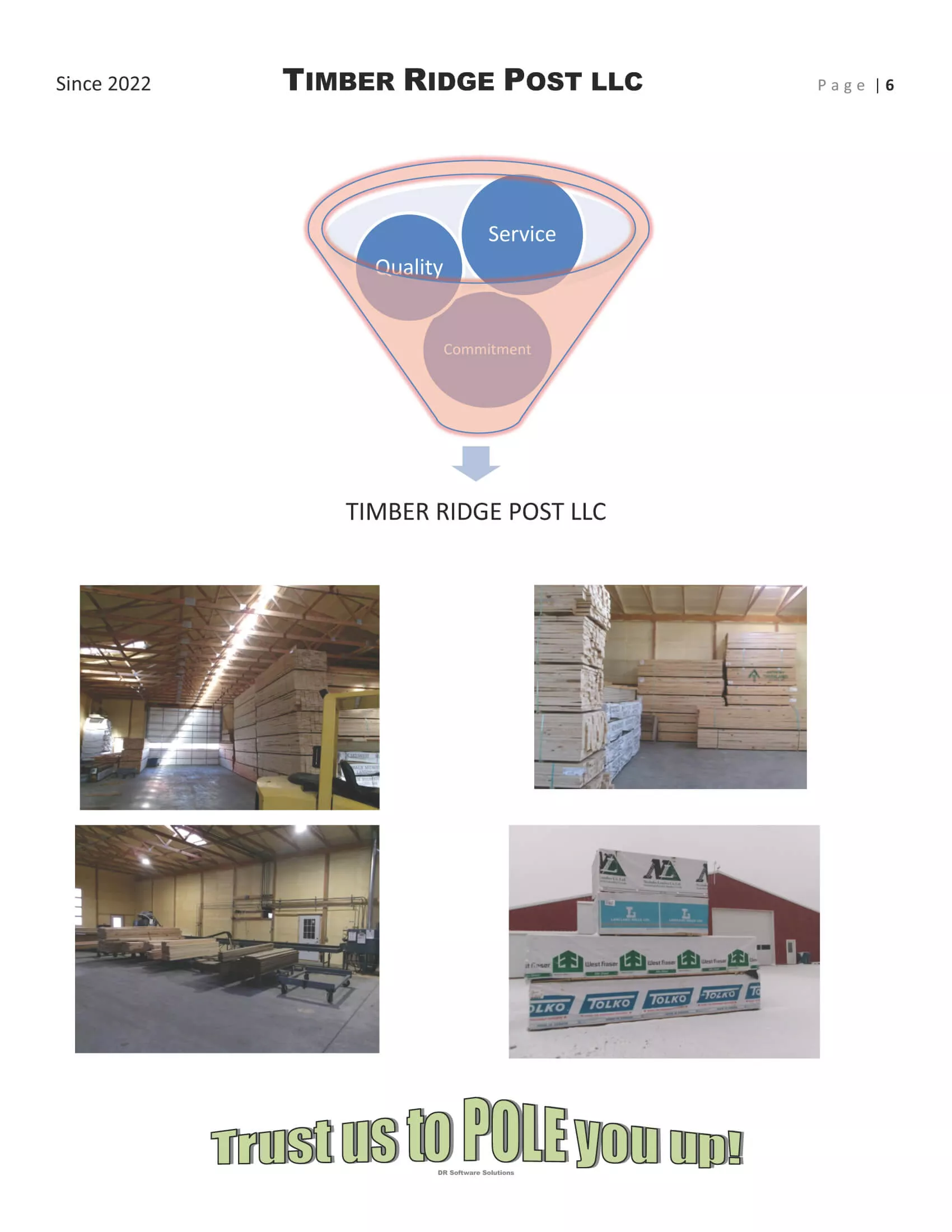 Timber Ridge Post - Just Plain Business