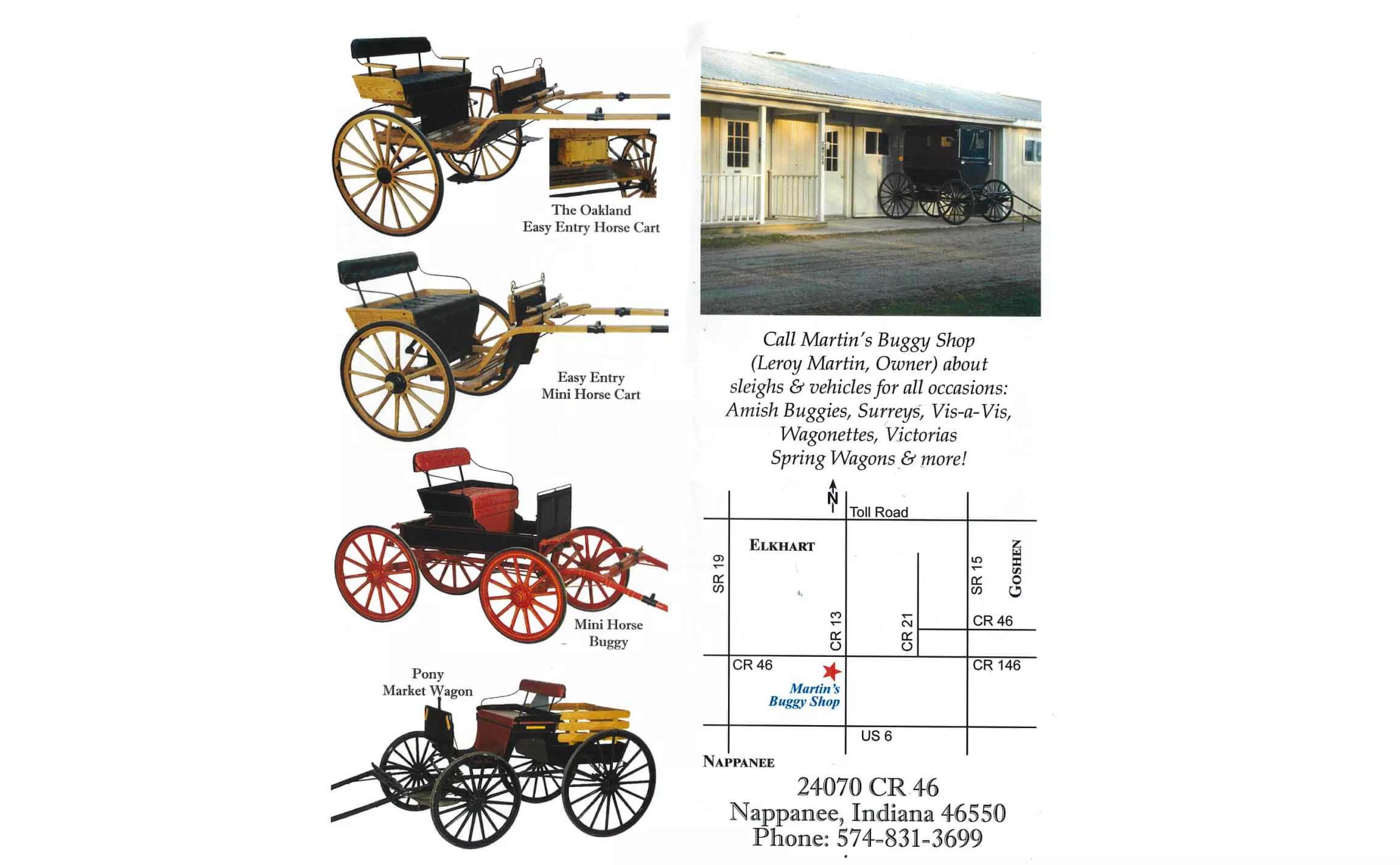 Martin’s Buggy Shop - Just Plain Business