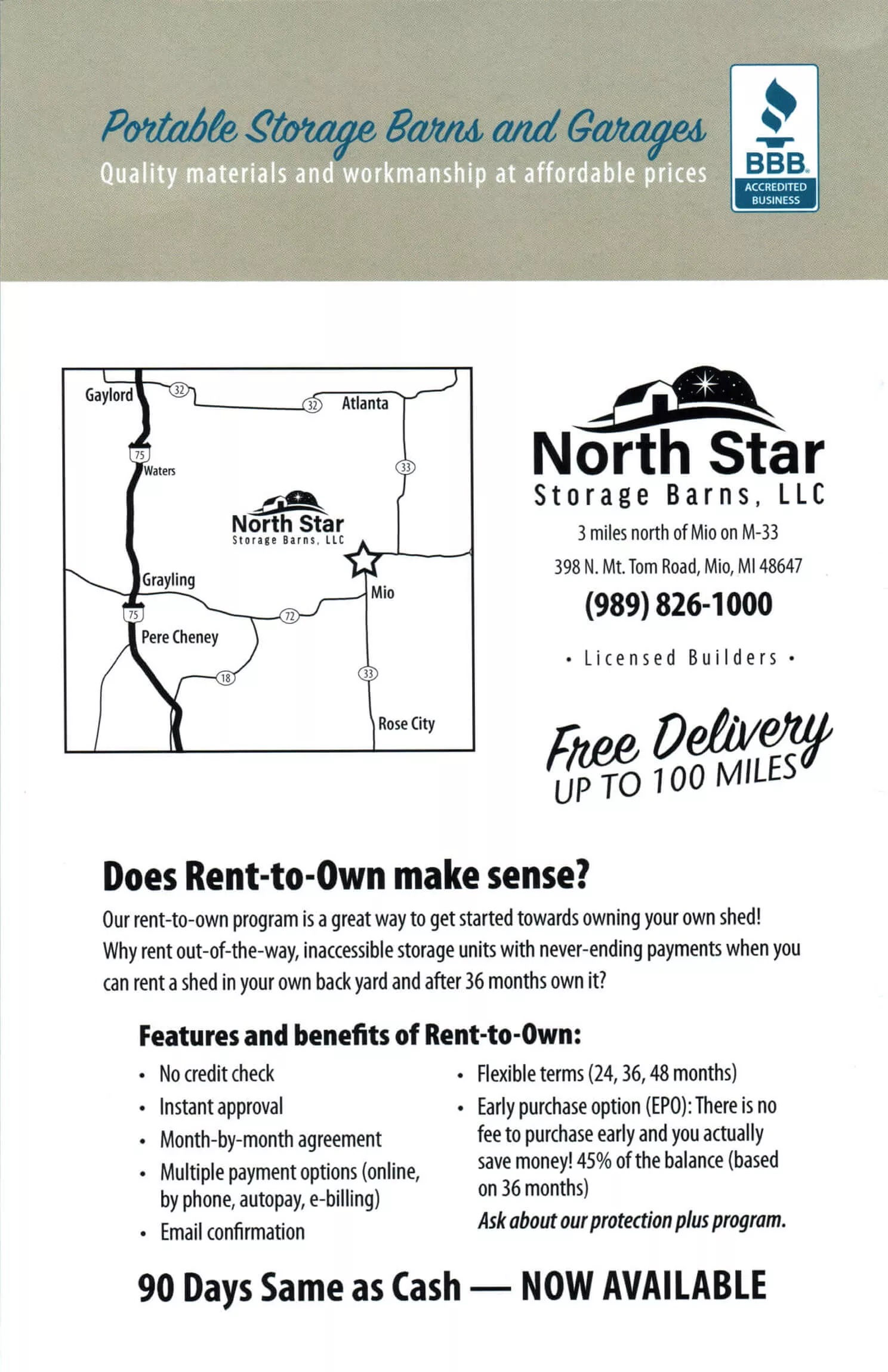 North Star Storage Barns - Just Plain Business