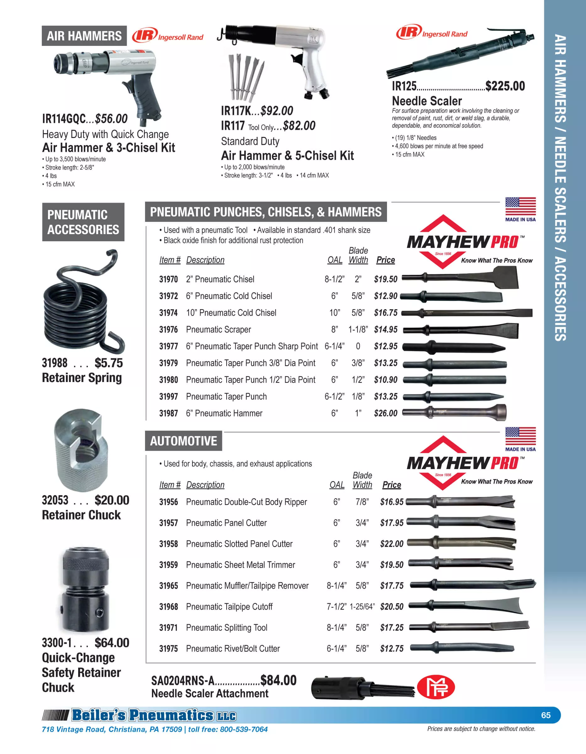 Beiler’s Pneumatics - Just Plain Business