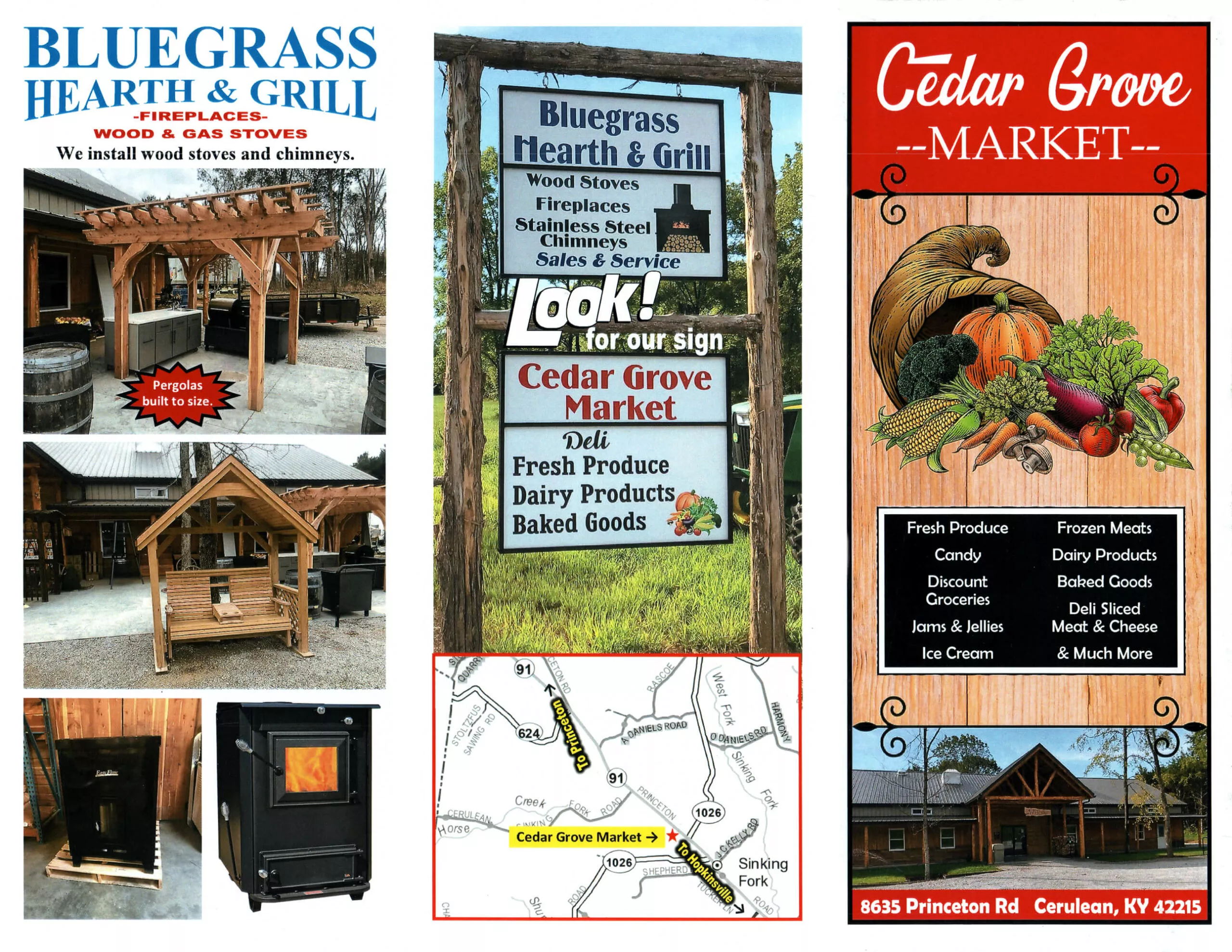 Cedar Grove Market and Bluegrass Hearth & Grill - Just Plain Business