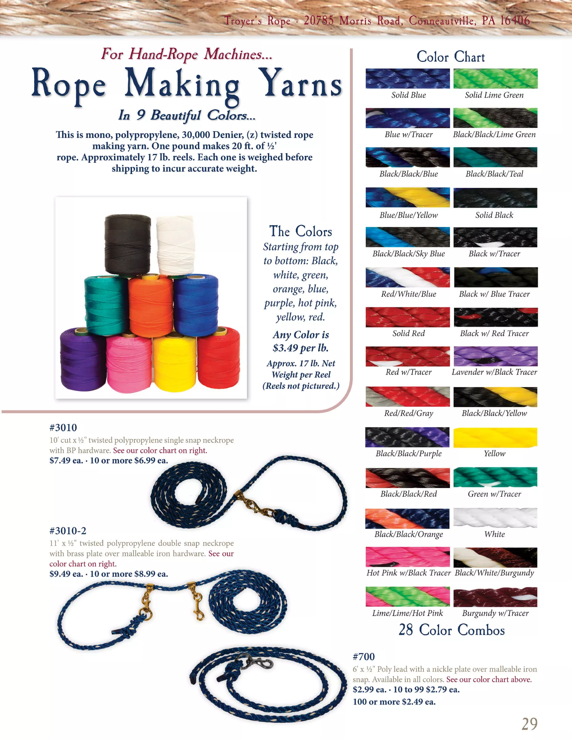 Troyer’s Rope Company - Just Plain Business