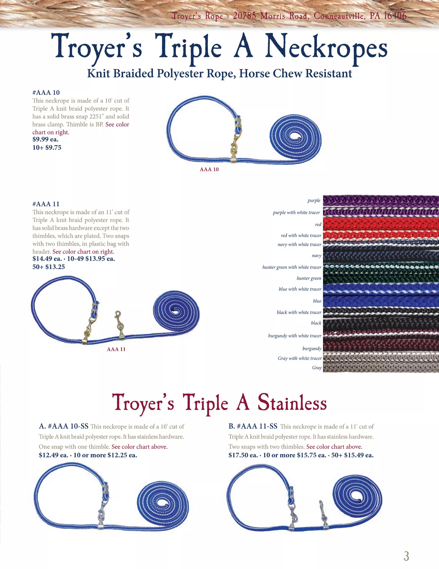 Troyer’s Rope Company - Just Plain Business