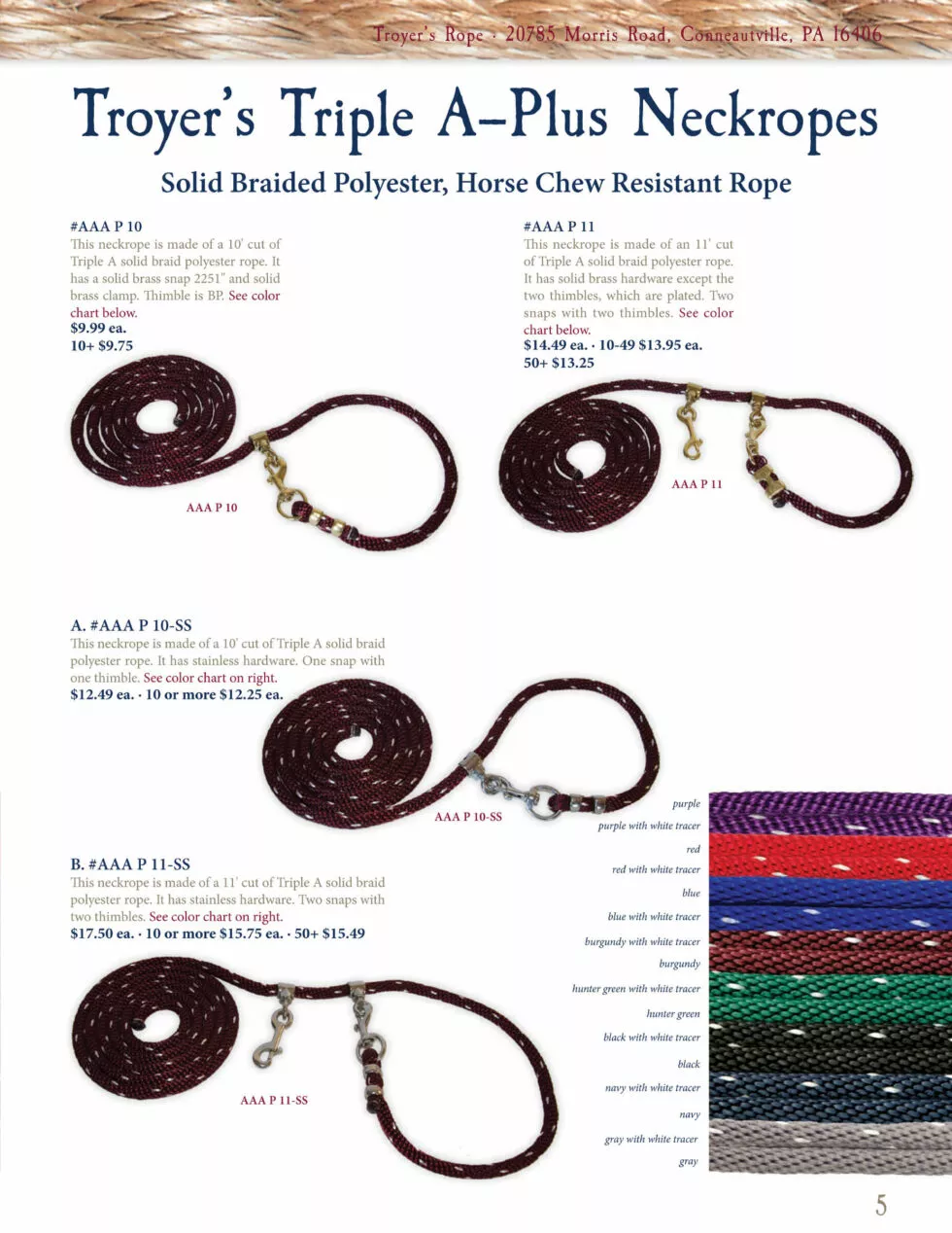 Troyer’s Rope Company - Just Plain Business