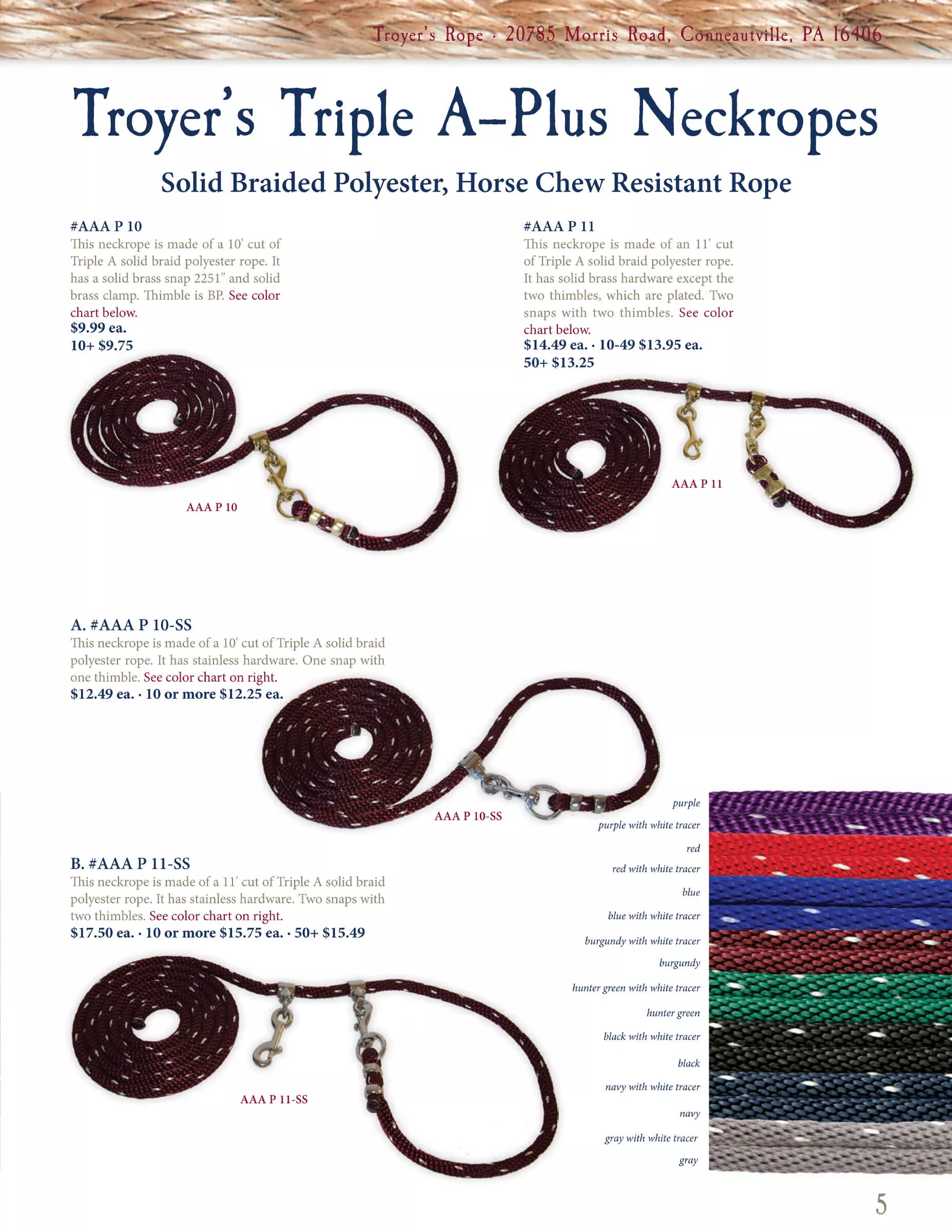 Troyer’s Rope Company - Just Plain Business