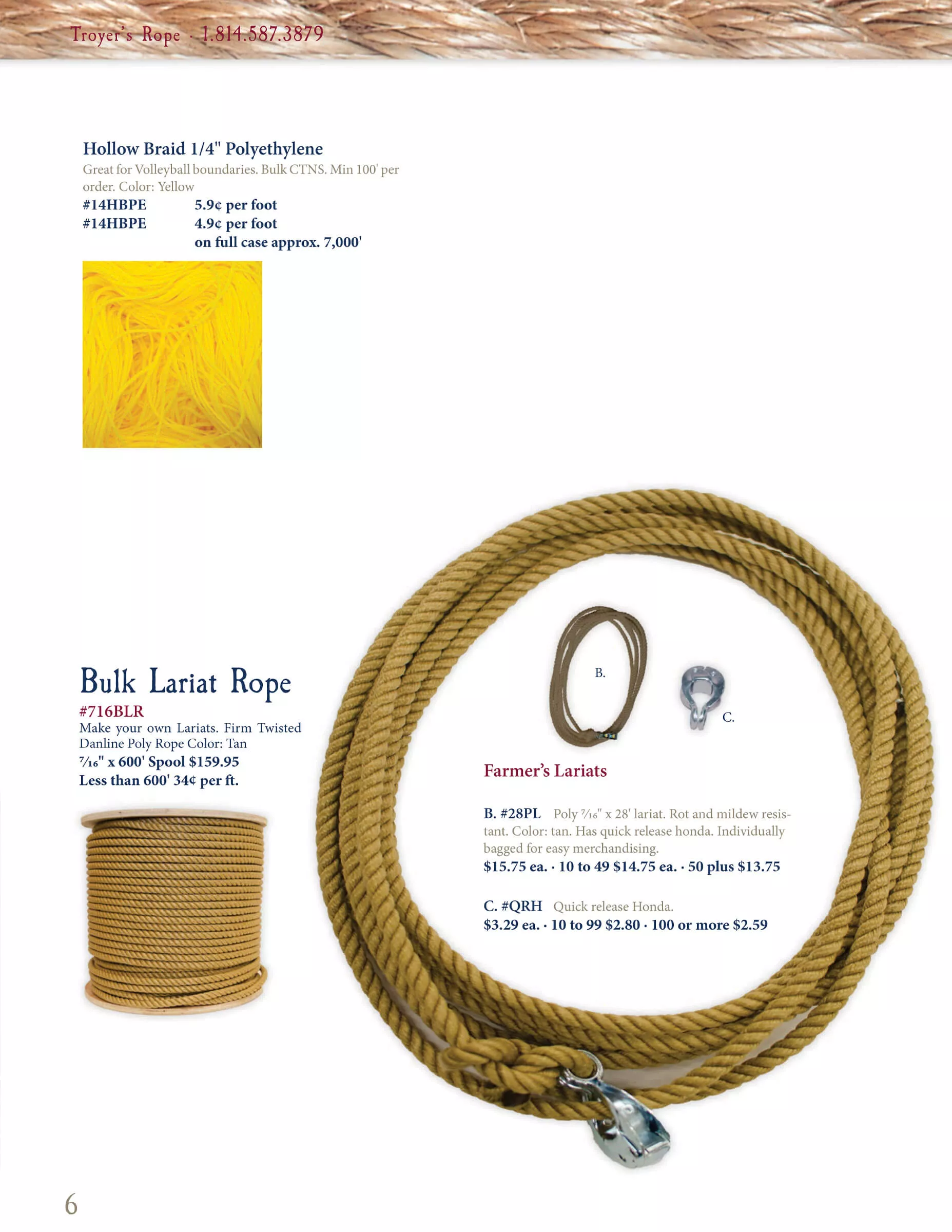 Troyer’s Rope Company - Just Plain Business