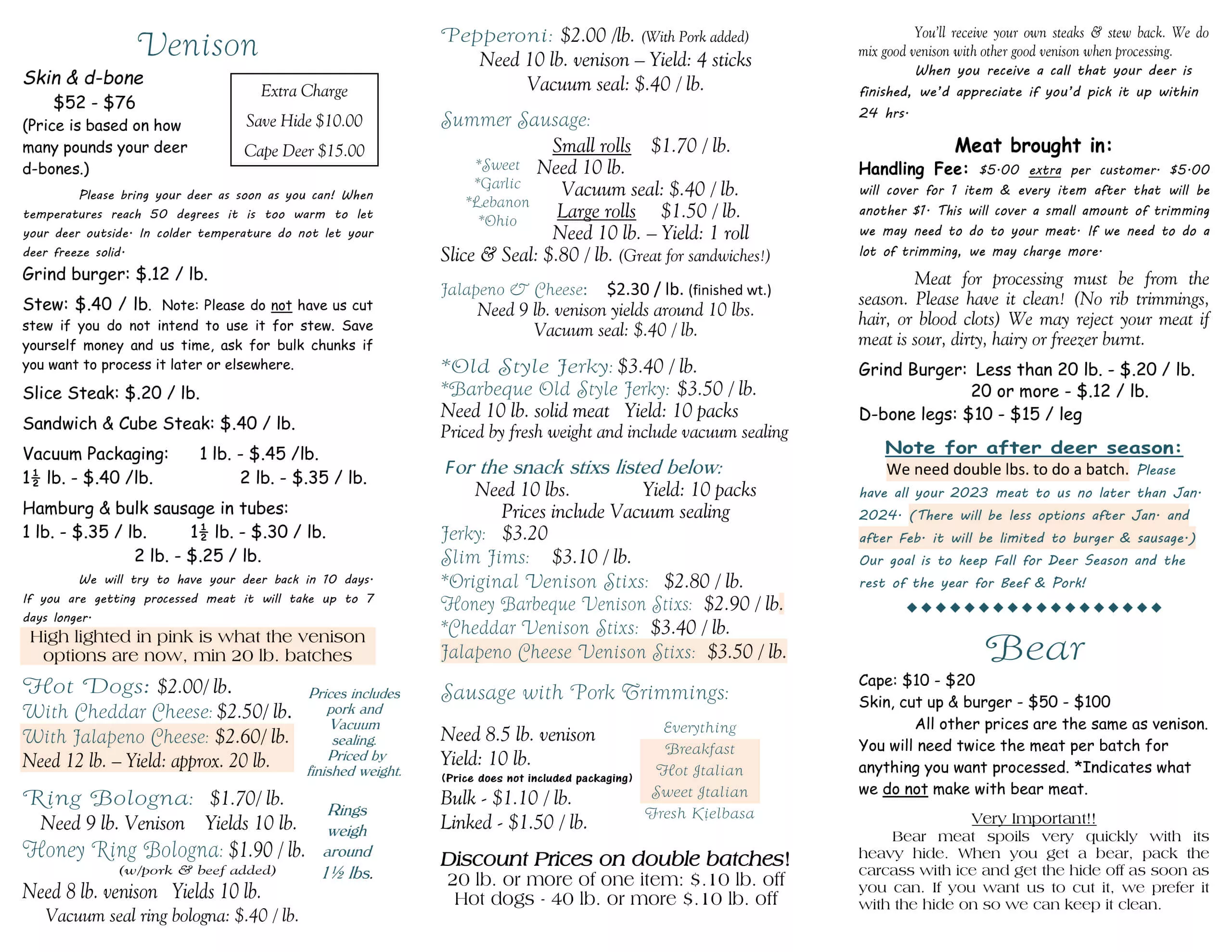 Nolt’s Custom Meat Cutting - Just Plain Business