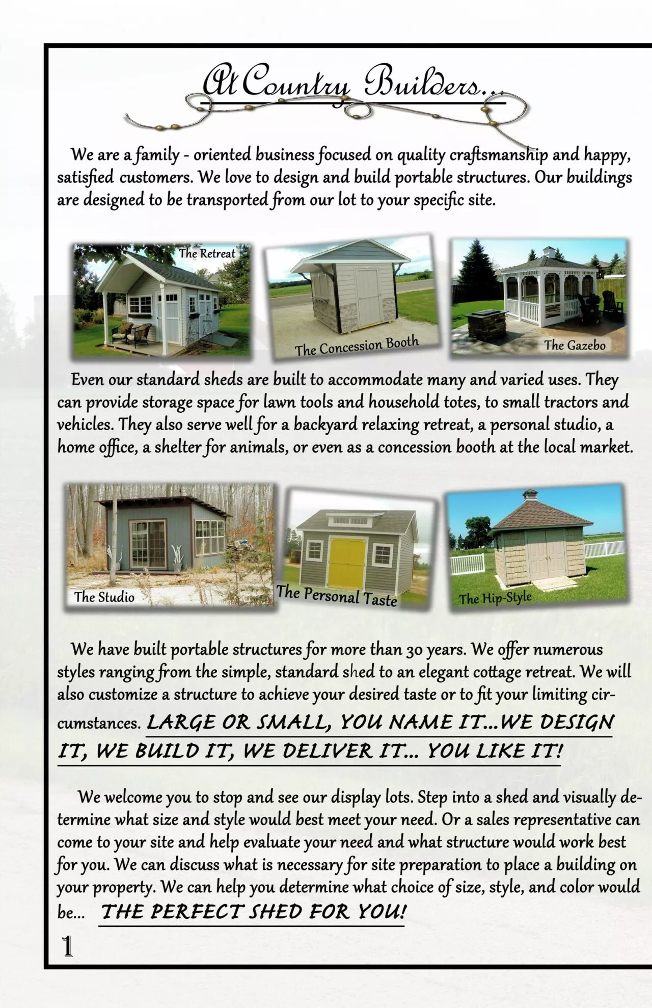 Country Builders - Just Plain Business