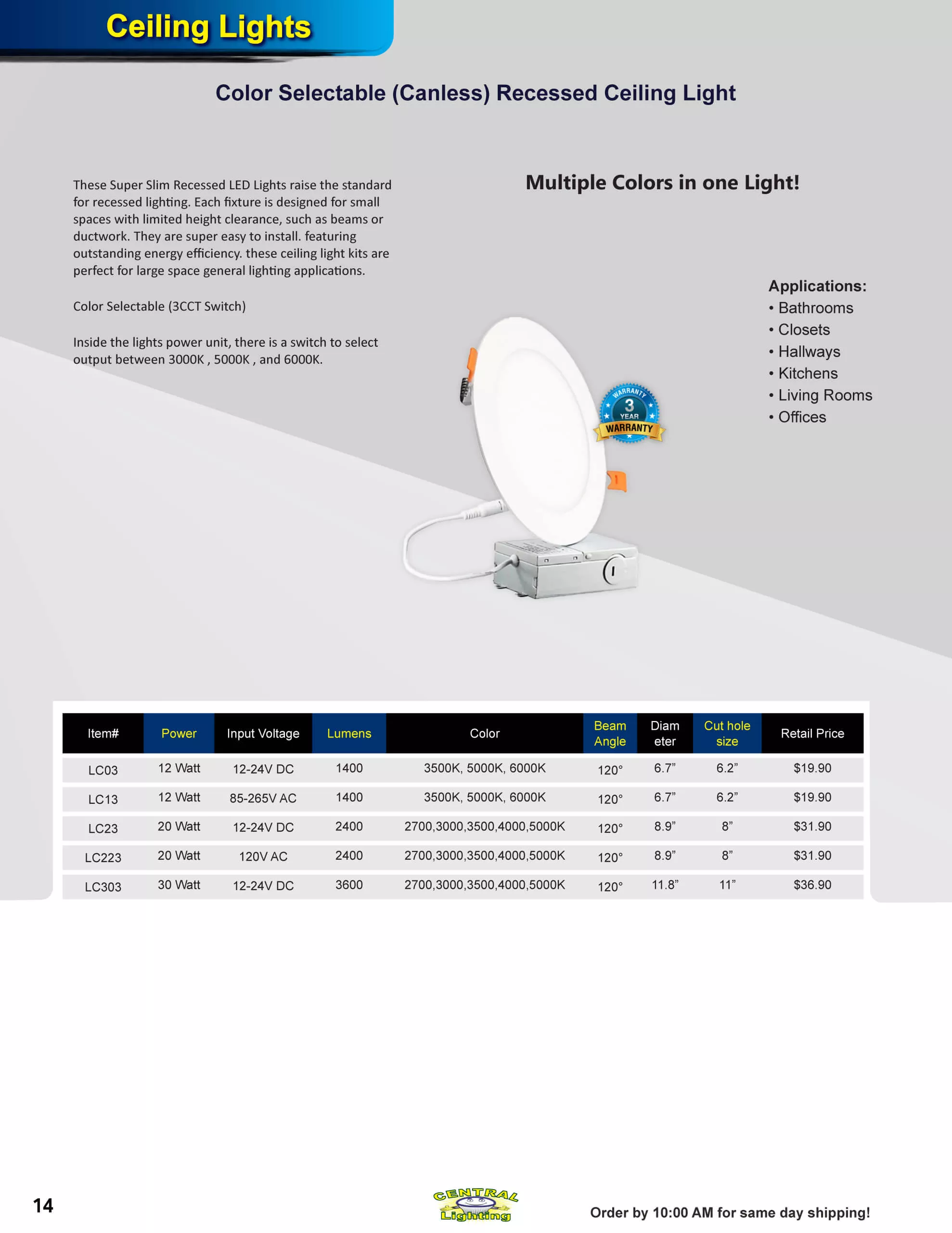 Central Lighting - Just Plain Business