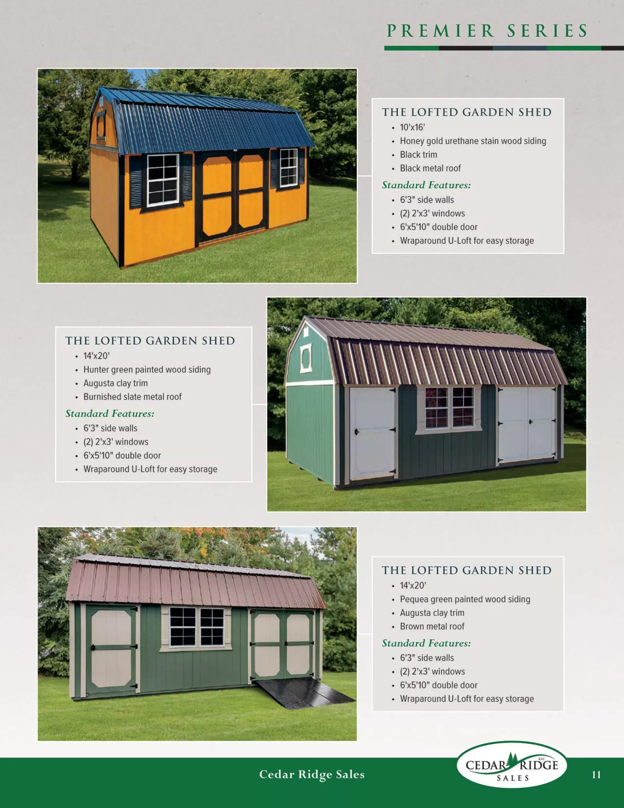 Cedar Ridge Sales - Just Plain Business