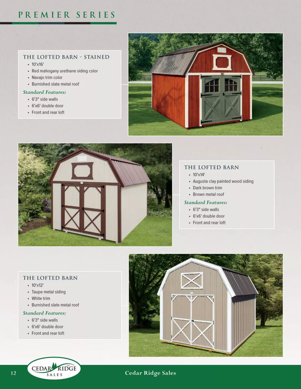 Cedar Ridge Sales - Just Plain Business