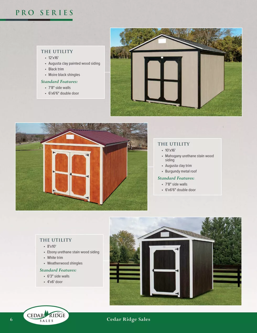 Cedar Ridge Sales - Just Plain Business