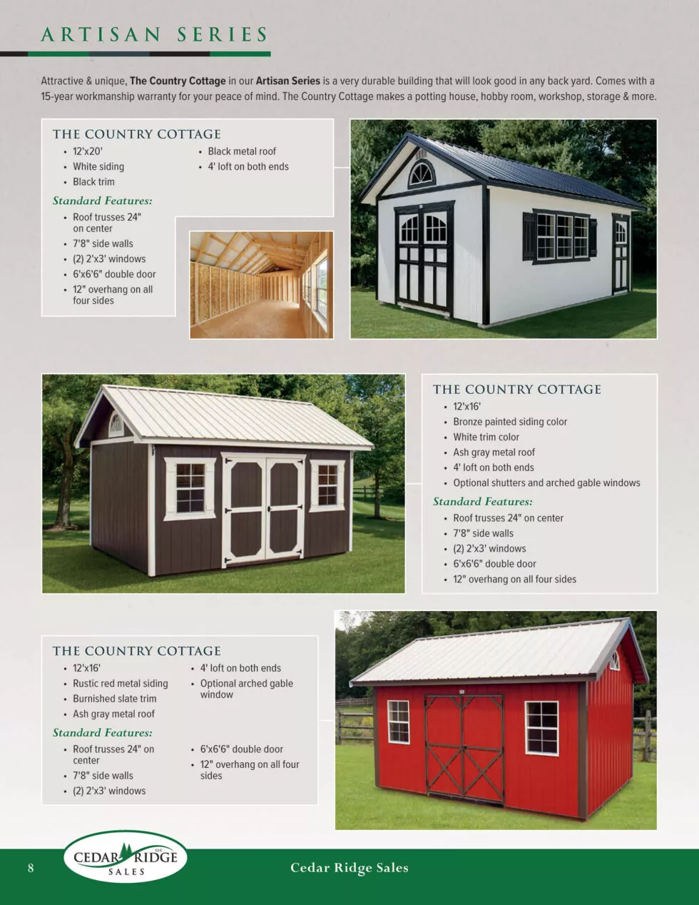 Cedar Ridge Sales - Just Plain Business
