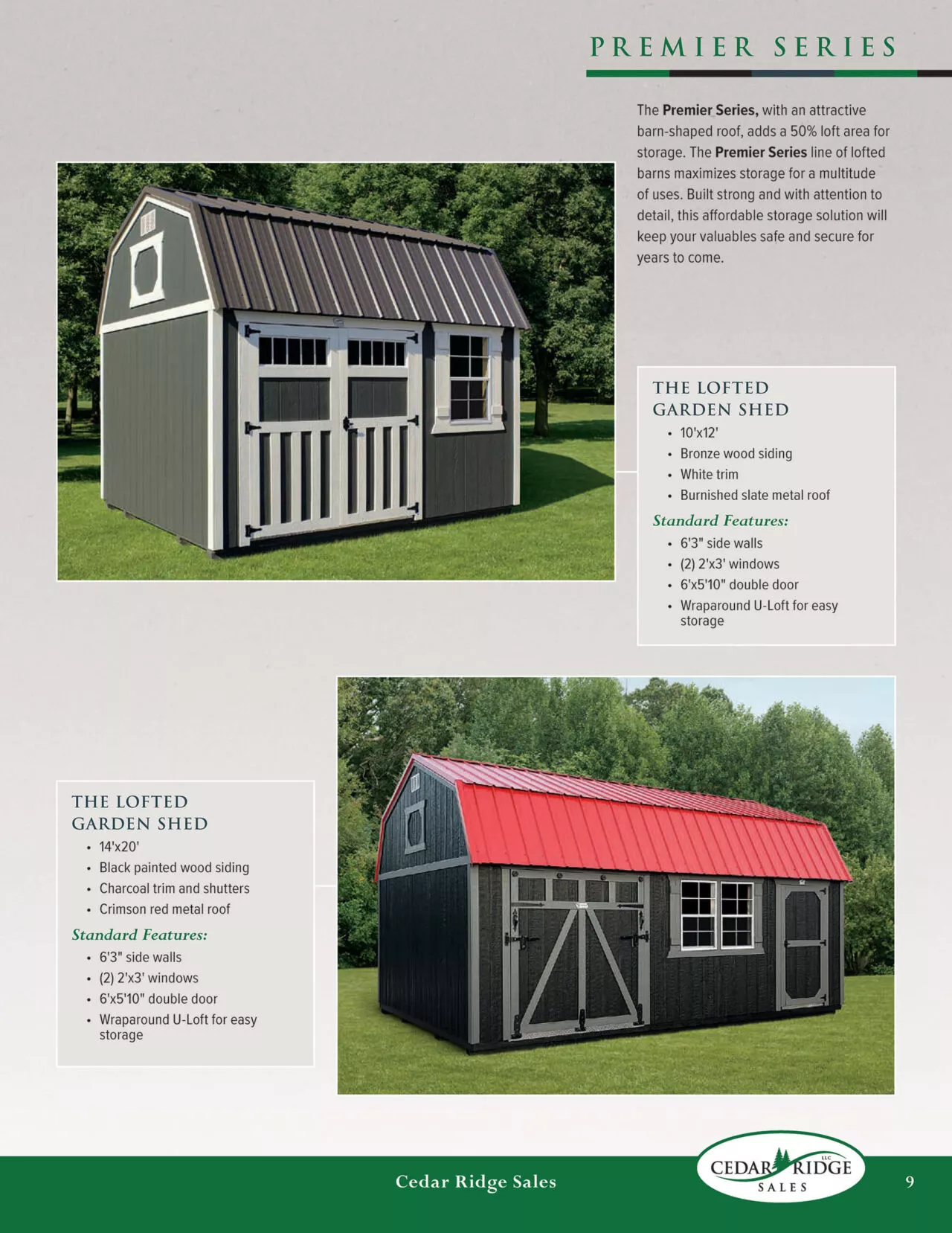 Cedar Ridge Sales - Just Plain Business