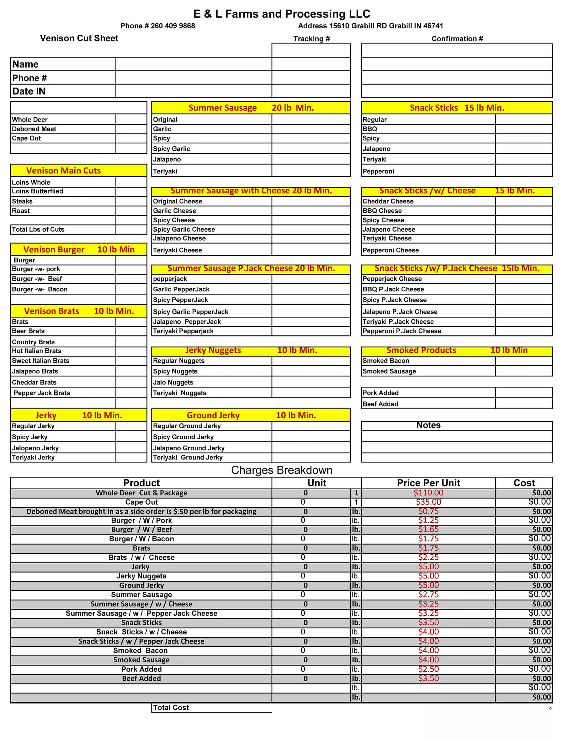 E & L Farms Meat Processing - Just Plain Business