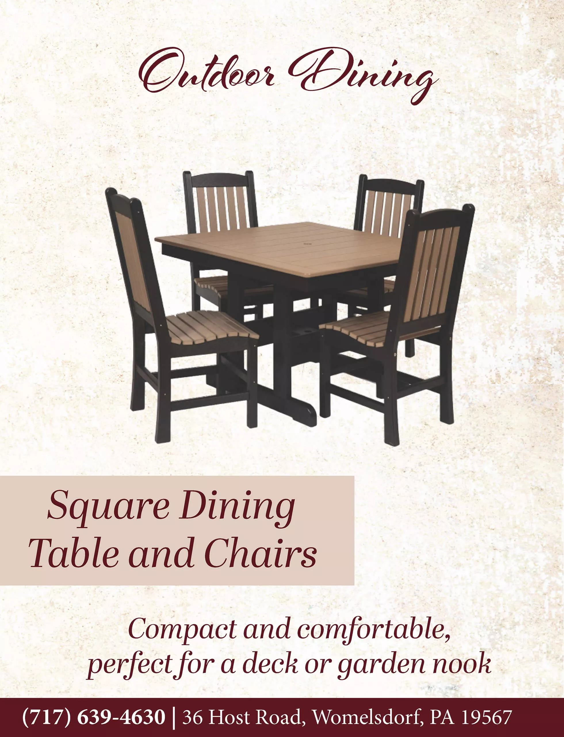 Poly Kraft Outdoor Furniture - Just Plain Business