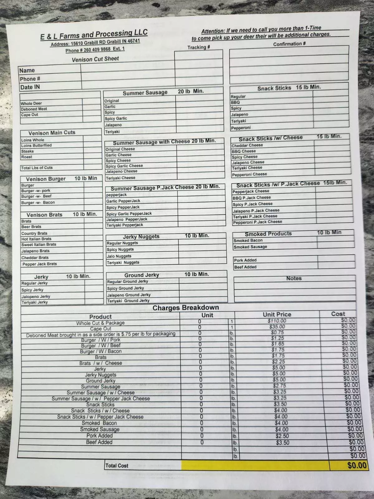 E & L Farms Meat Processing - Just Plain Business