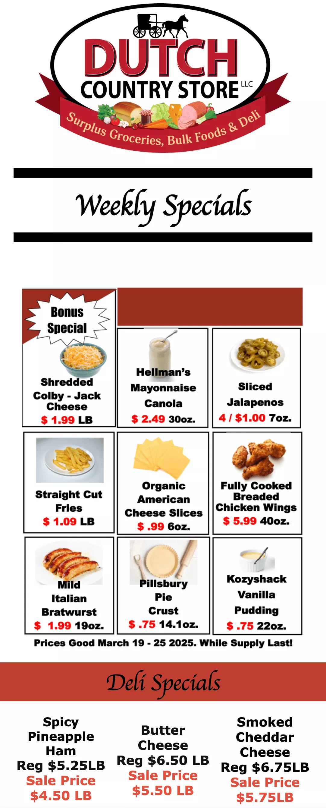 Dutch Country Store - Just Plain Business