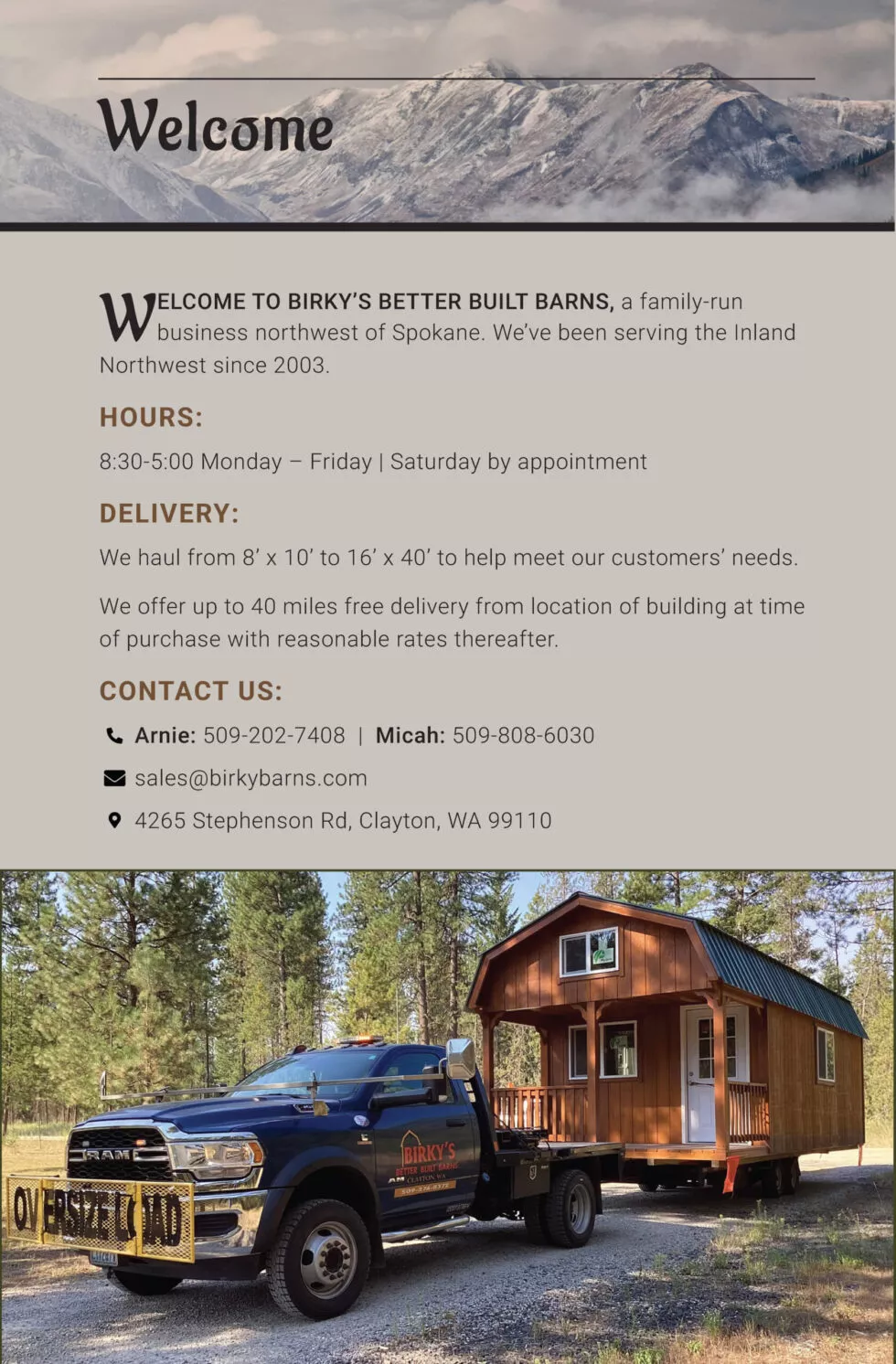 Birky’s Better Built Barns - Just Plain Business