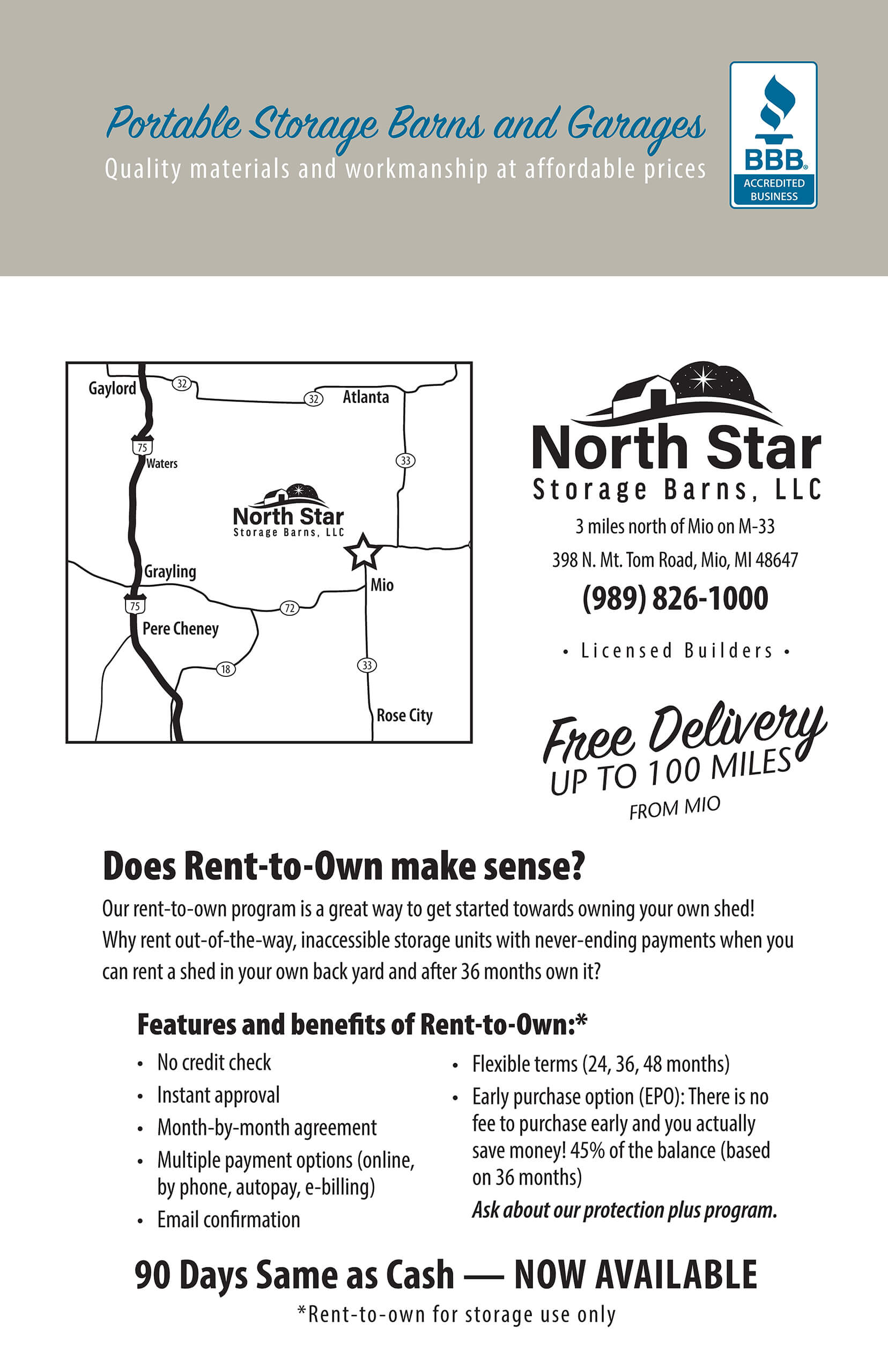 North Star Storage Barns - Just Plain Business