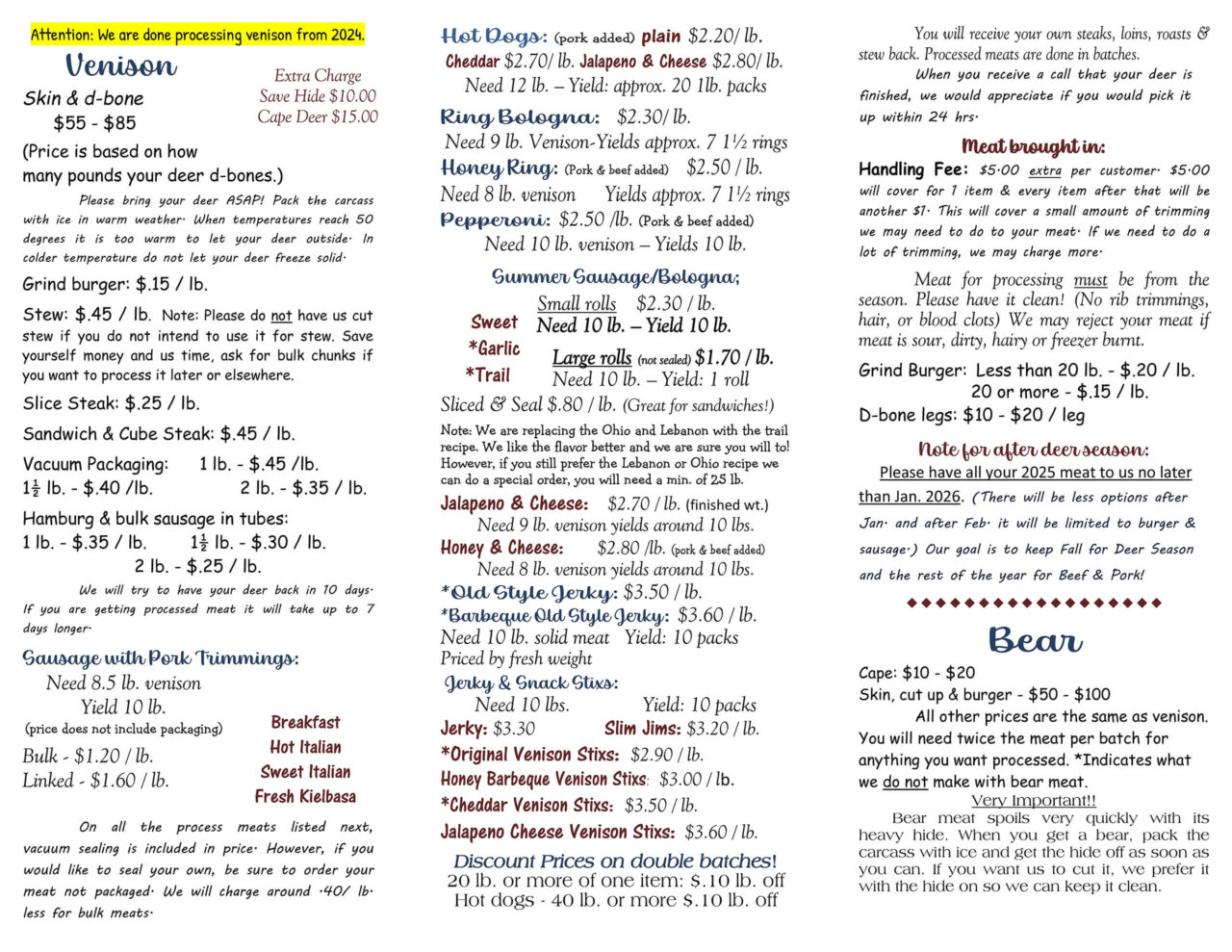 Nolt’s Custom Meat Cutting - Just Plain Business